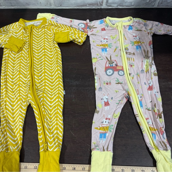 Little Sleepies | One Pieces | Little Sleepies Yellow And Pink One ...